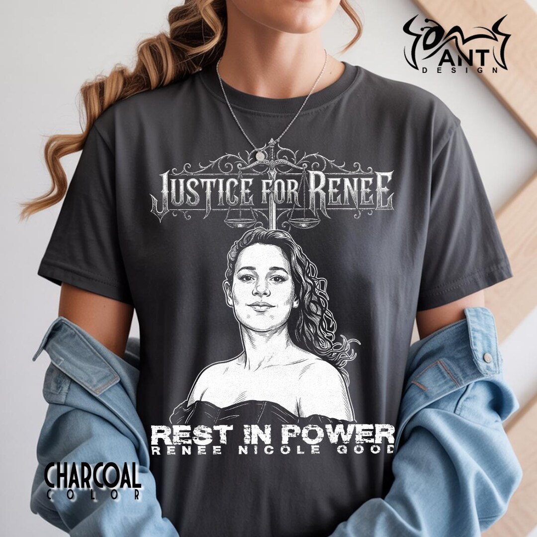 RIP Renee Nicole Good Shirt, Justice for Renee Nicole Good Graphic Tee ...