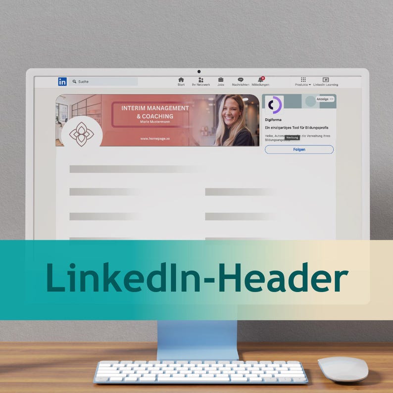 Linkedin Header | Canva Template | Customizable and Available Now ...