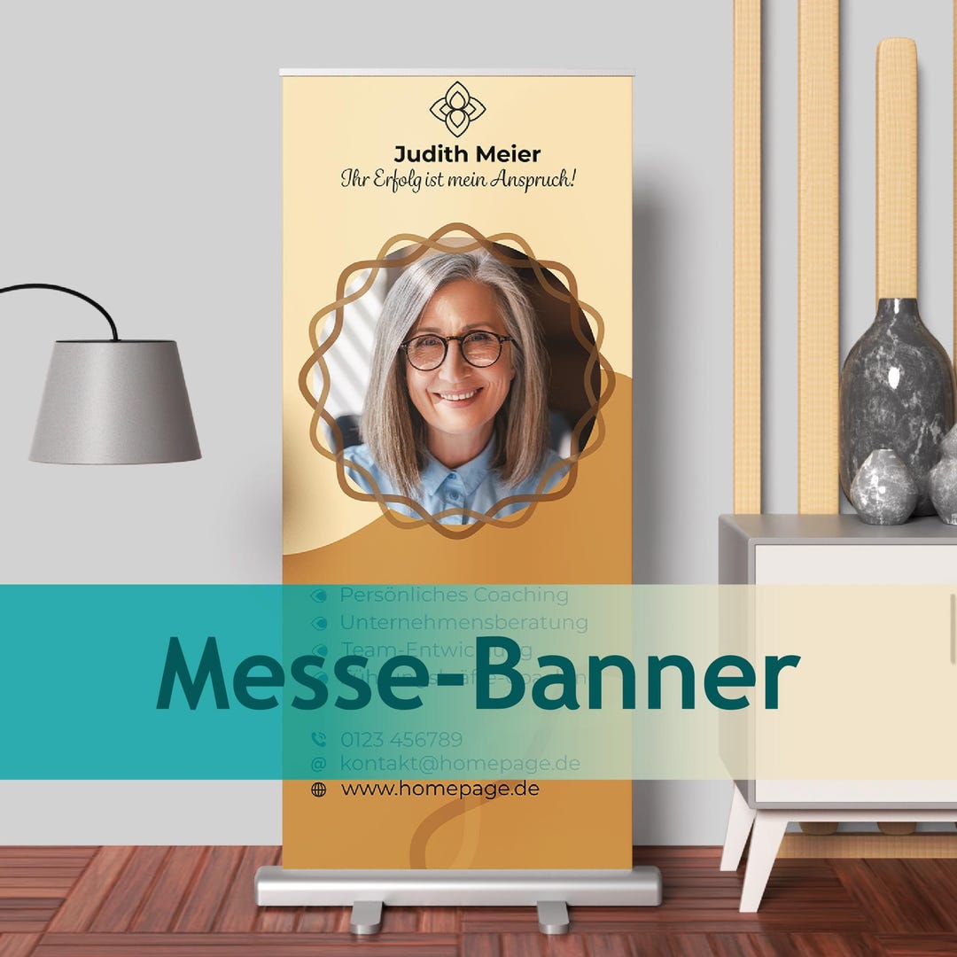 Roll-up Trade Fair Banner Professional Design Perfect for a Successful ...