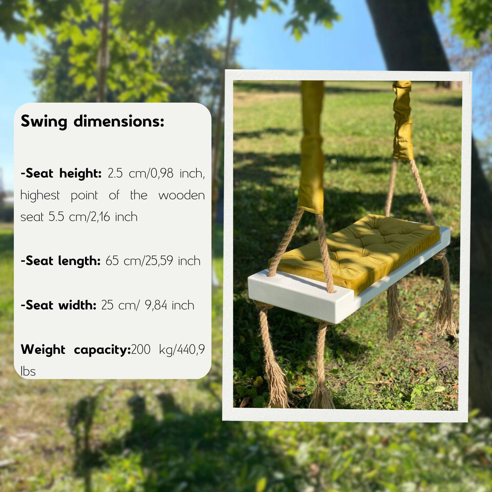Adult Swing, Tree Swing, Rope Swing, Bench Swing,backyard Swing,bench ...