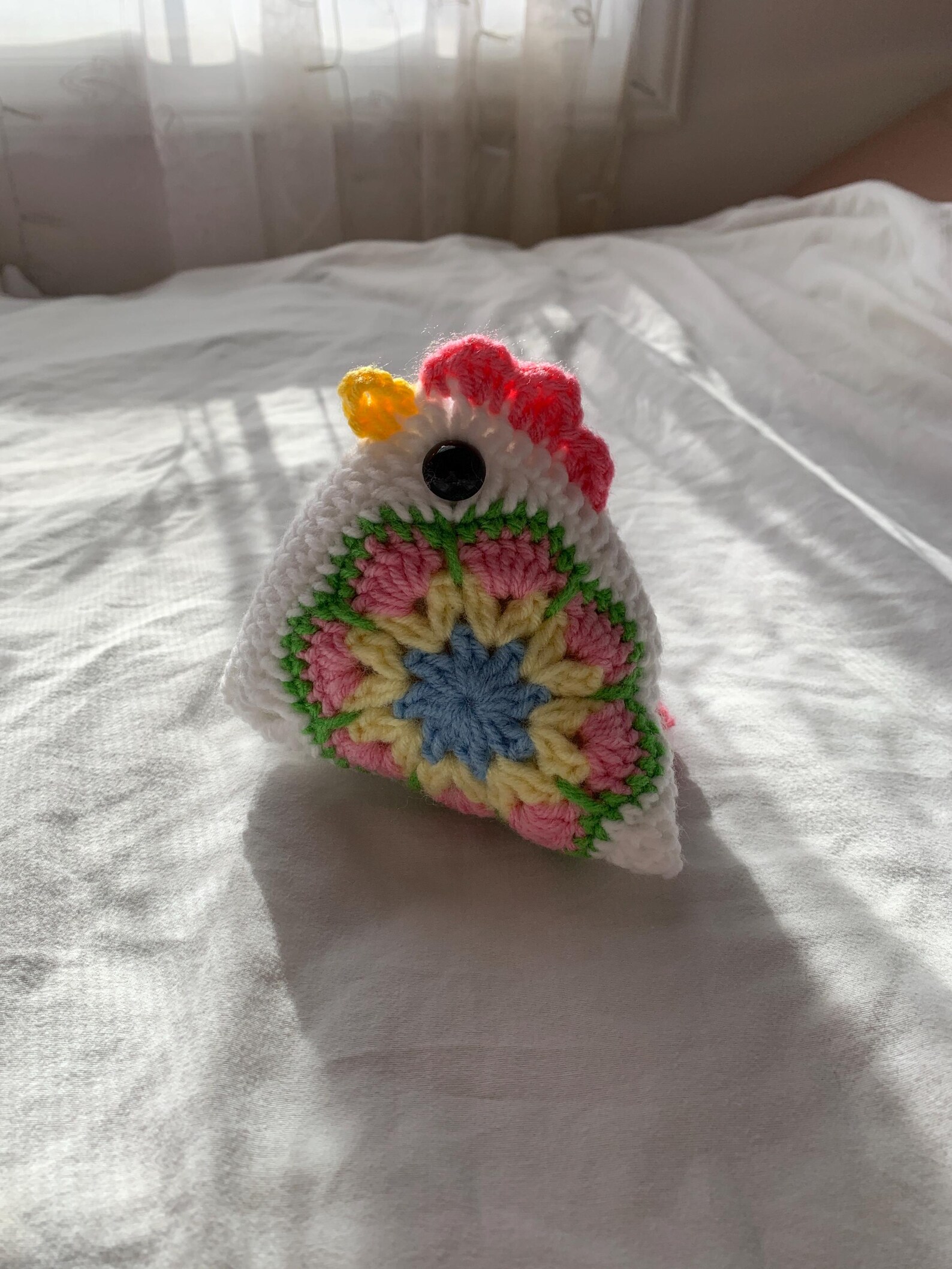 Granny Square Crochet Chicken | Farmhouse Decor | Custom Chicken Decor ...