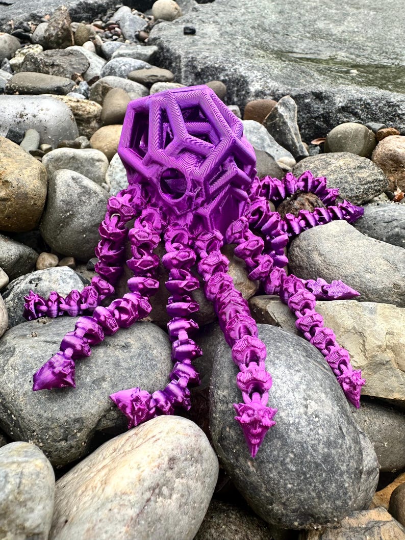 Octopus | 3D Printed Octopus | Articulated Octopus Toy - Etsy