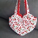 Heart Tote Bag Sewing Pattern With Bow (PDF Pattern) - Etsy