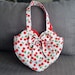 Heart Tote Bag Sewing Pattern With Bow (PDF Pattern) - Etsy