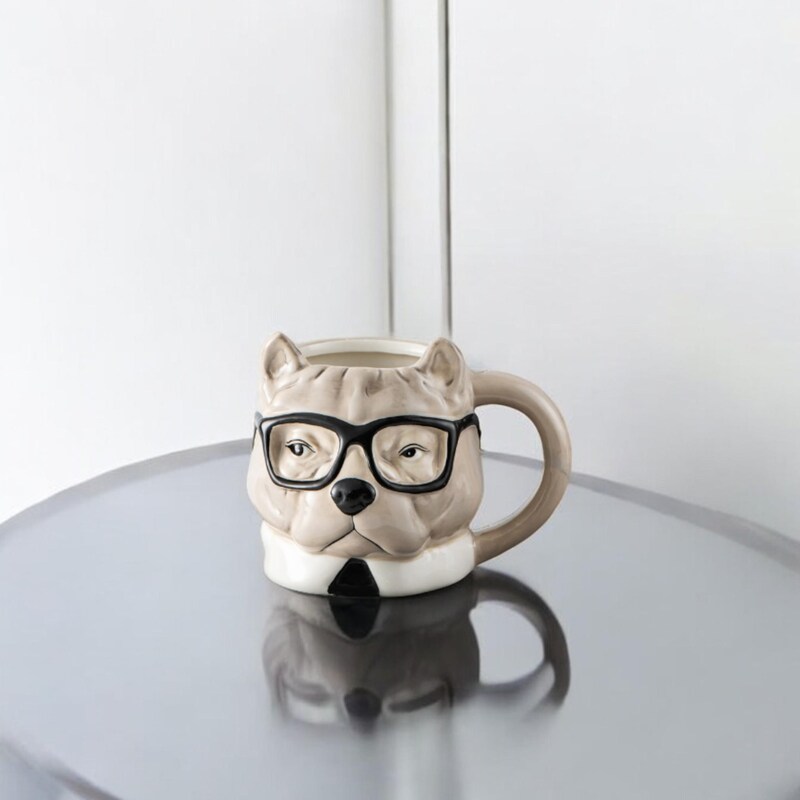 Bulldog Pottery Mug - Etsy