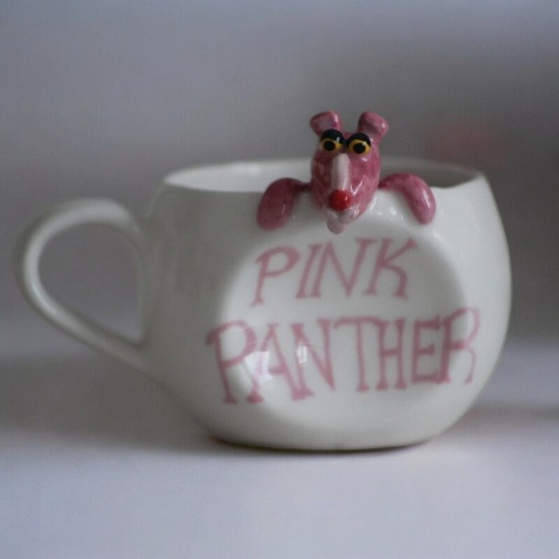 Pink Panther Ceramic - Etsy