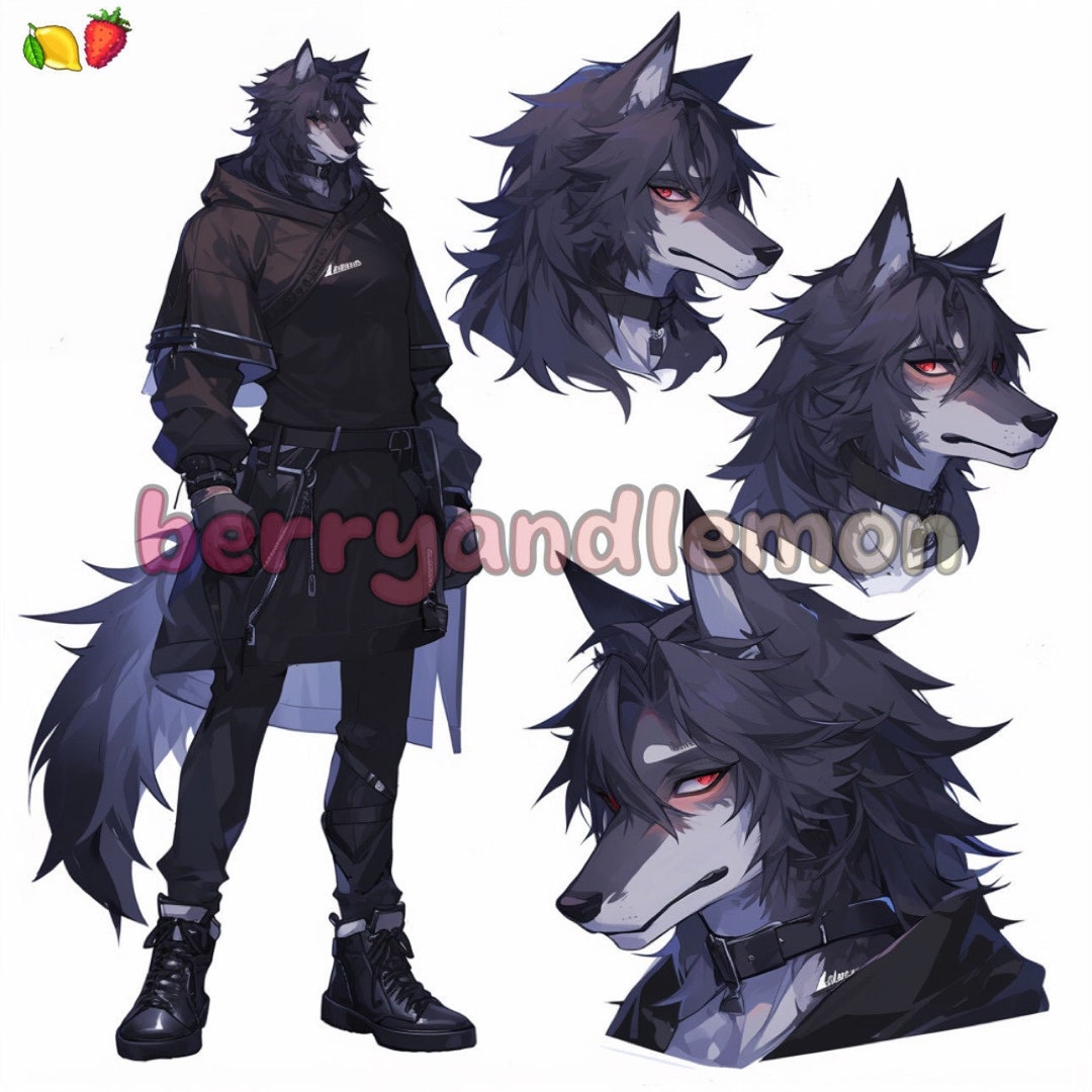 EXCLUSIVE Furry Adoptable 1: Adopt Reference Sheet, Oc Furry, Instant ...