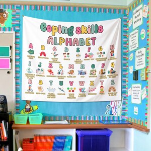 Coping Skills Alphabet Classroom Banner, Mental Health Awareness ...