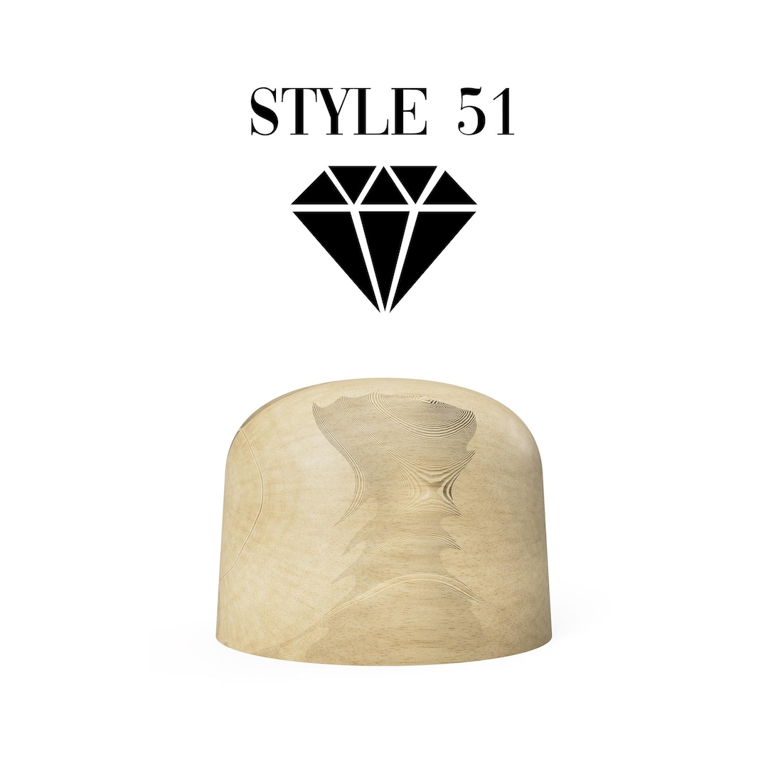 Hat Block Style 51 | Size 57cm Height 14cm - for Western & Fedora Hats ...