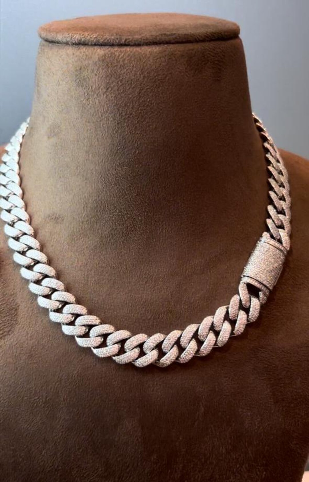 ICED OUT CUBAN Diamond Link Chain: Dominate the Streets , Diamond Cuban ...