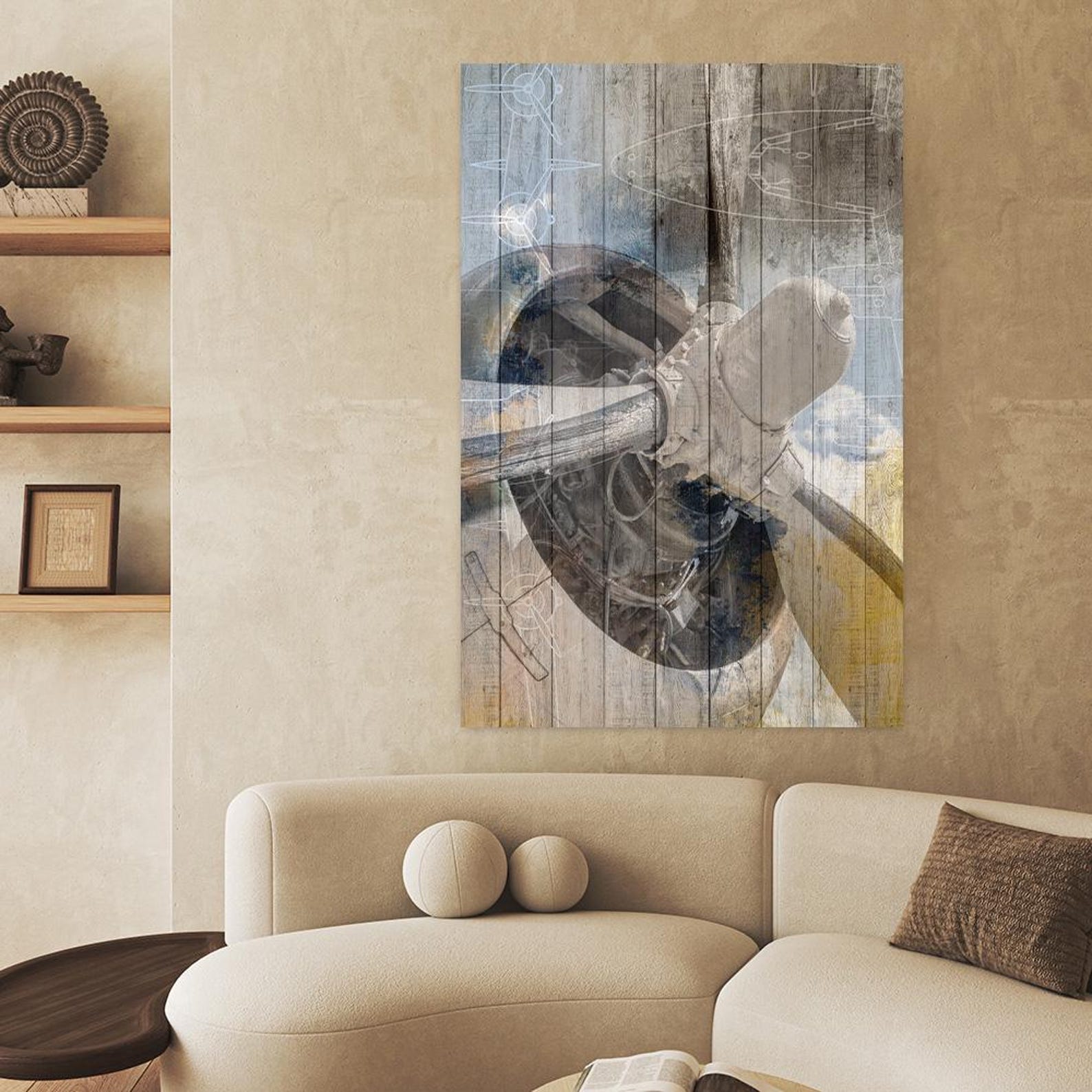 Vintage Airplane Propeller Canvas Print: Aviation Wall Art - Etsy
