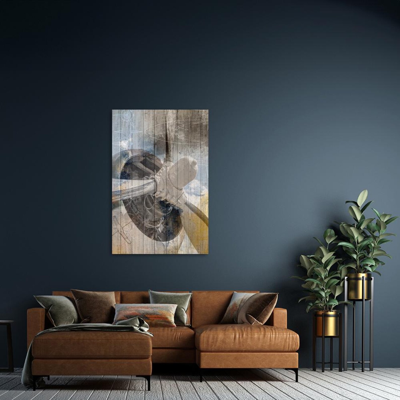 Vintage Airplane Propeller Canvas Print: Aviation Wall Art - Etsy
