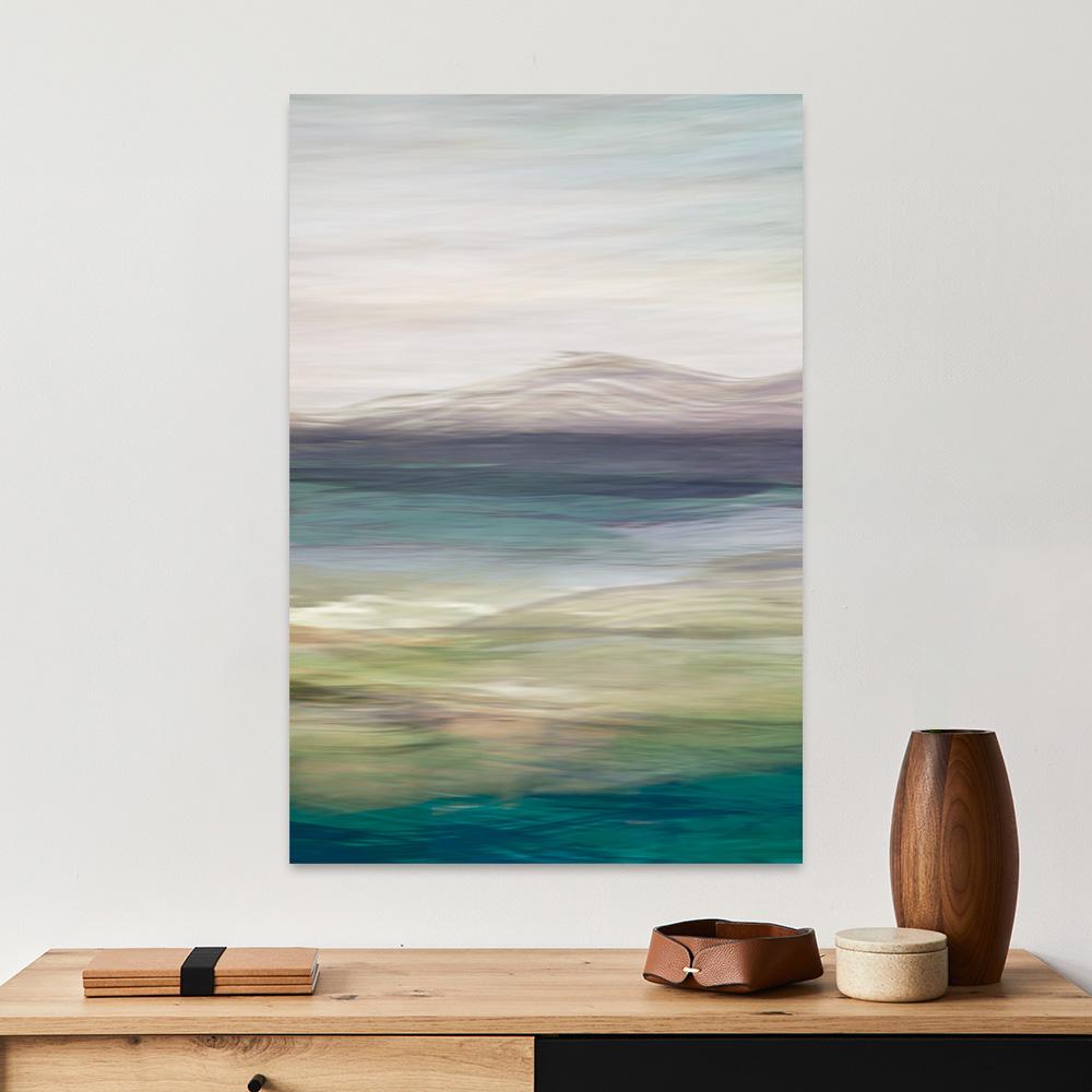 Abstract Mountain Canvas Print: Modern Landscape Wall Art - Etsy