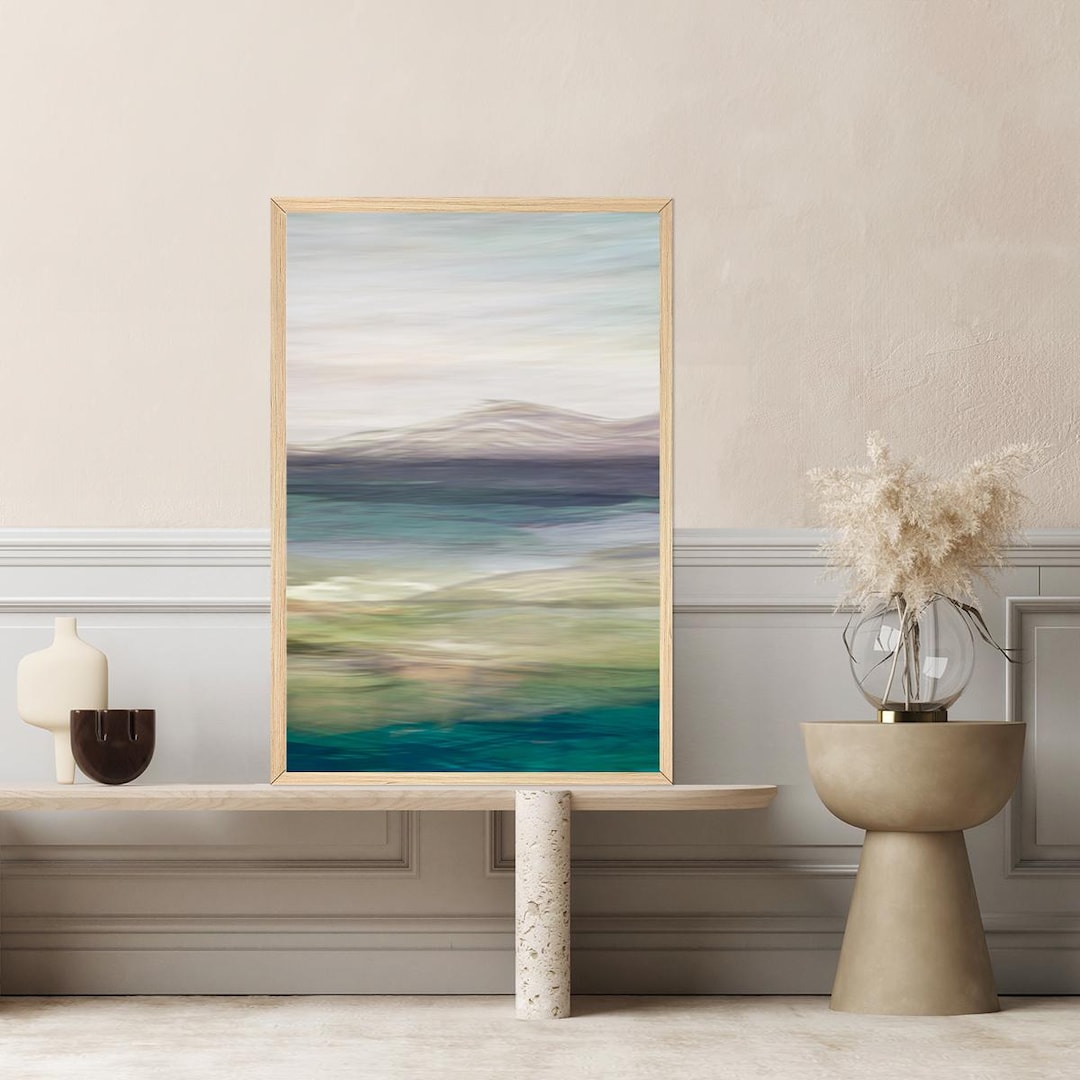 Abstract Mountain Canvas Print: Modern Landscape Wall Art - Etsy