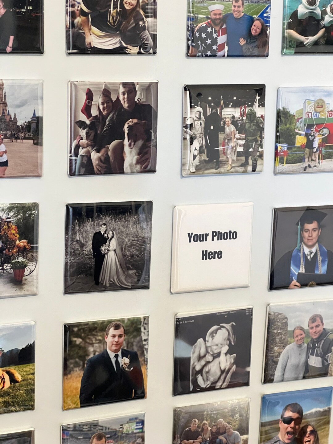 Custom 2x2 Photo Magnets | Gift for Family and Friends, Mother, Father ...