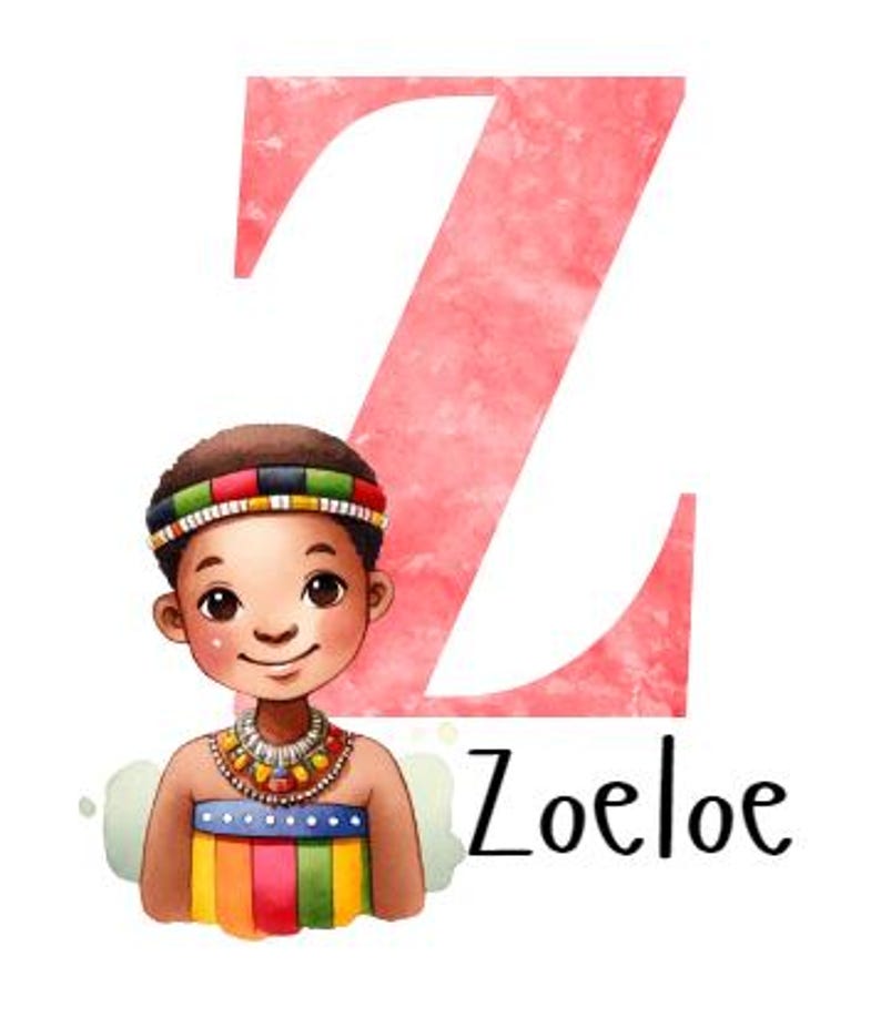 Afrikaans Alphabet Poster, South African Language, Digital Download ...