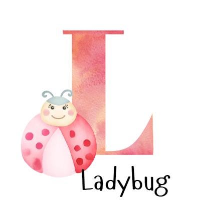 Pink Alphabet, Girls Theme Alphabet - Etsy