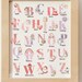 Pink Alphabet, Girls Theme Alphabet - Etsy