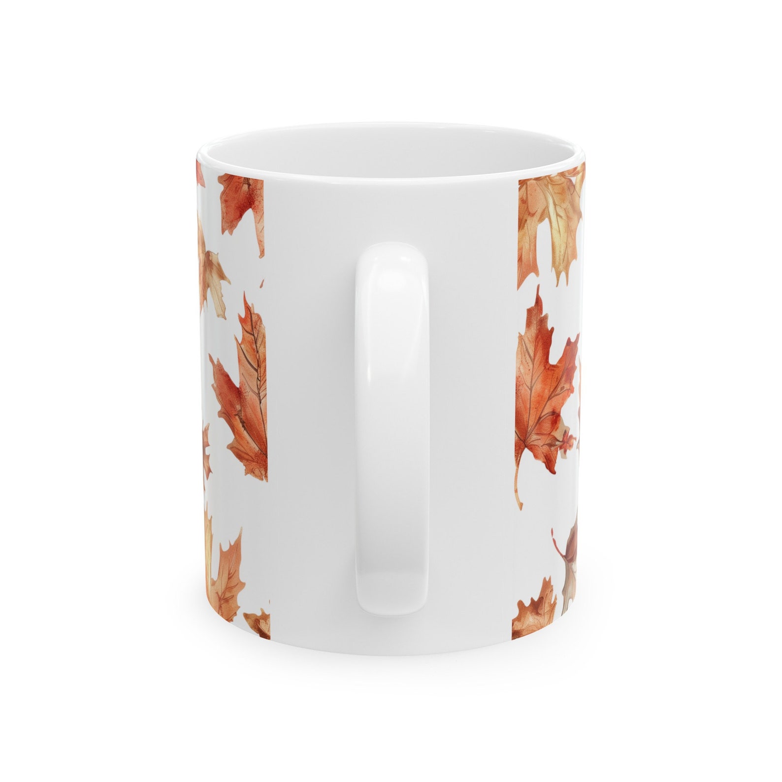 Leaves Mug, Fall Coffee Mugs, Coffee Mugs for Fall Season, Fun Autumn ...