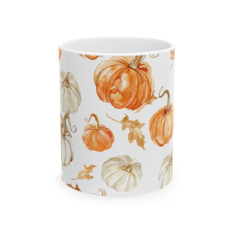 Pumpkin Mug, Fall Coffee Mugs, Coffee Mugs for Fall Season, Fun Autumn ...