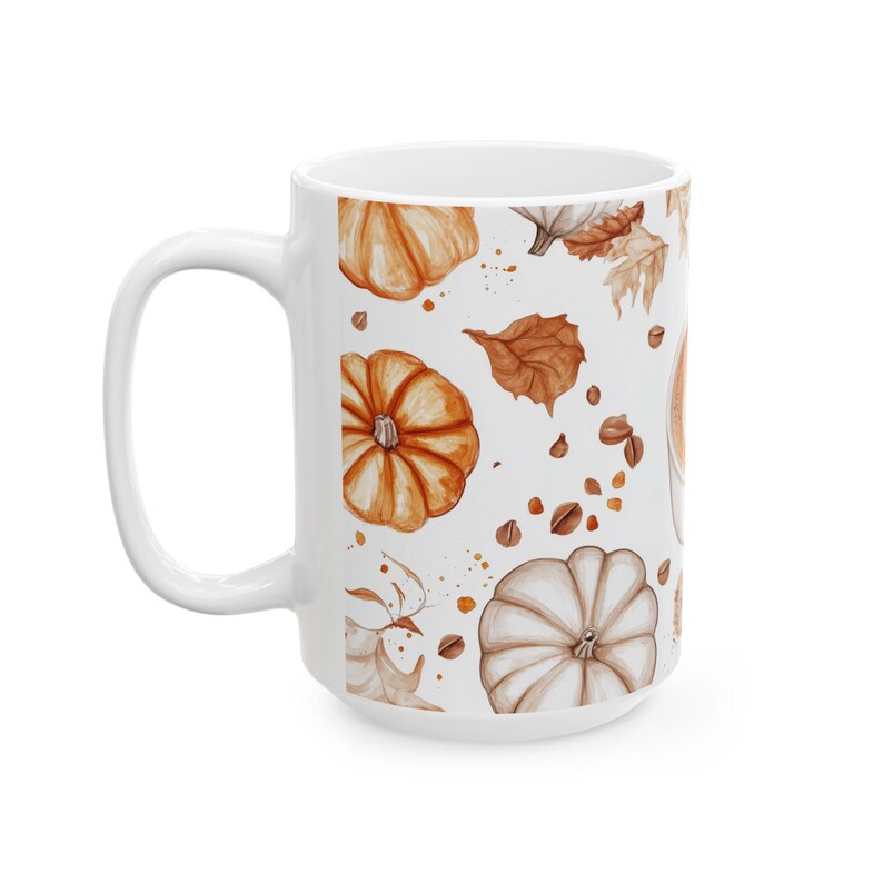 Pumpkin Mug, Fall Coffee Mugs, Coffee Mugs for Fall Season, Fun Autumn ...