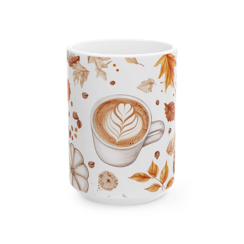 Pumpkin Mug, Fall Coffee Mugs, Coffee Mugs for Fall Season, Fun Autumn ...