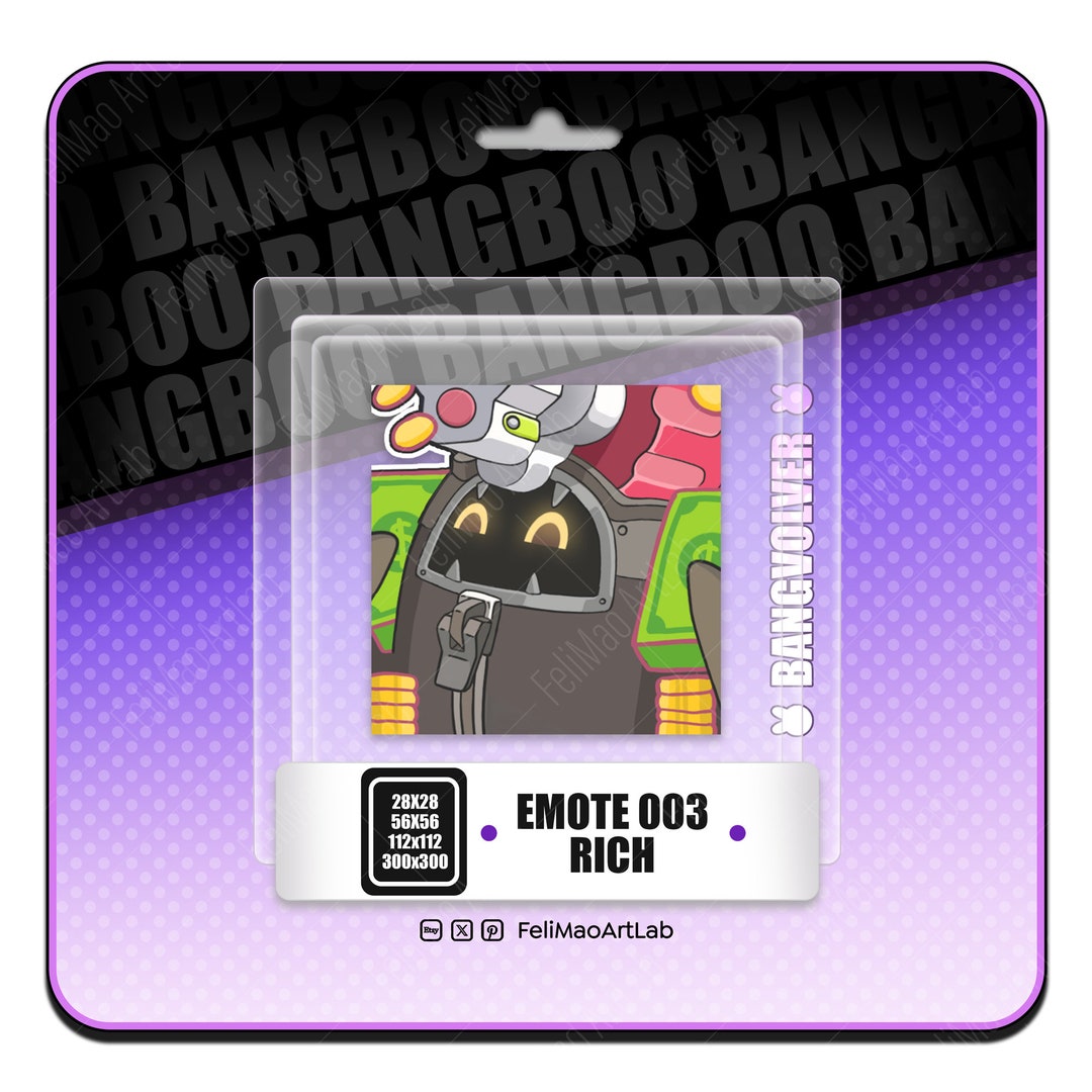 Bangvolver Rich Emote Twitch / Discord / Stream / Vtube / ZZZ Zenless ...