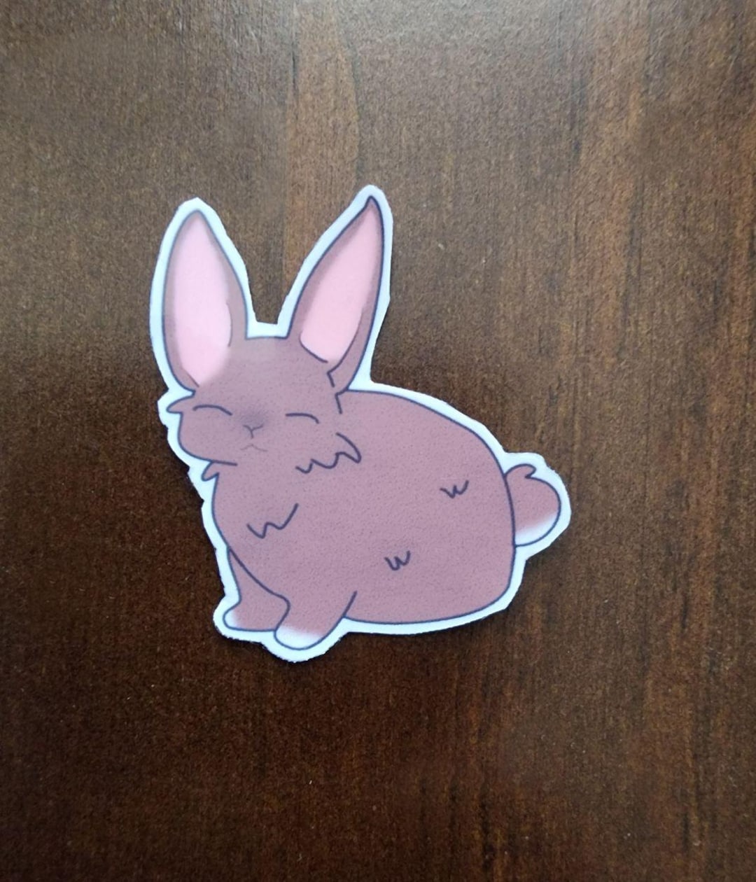 Rachel the Rabbit Sticker Cute Kawaii Waterproof Rabbit Sticker - Etsy