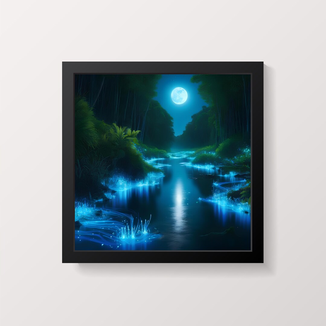 Magical River Wall Decor Art Print Home Decor Wall Art Landscape ...