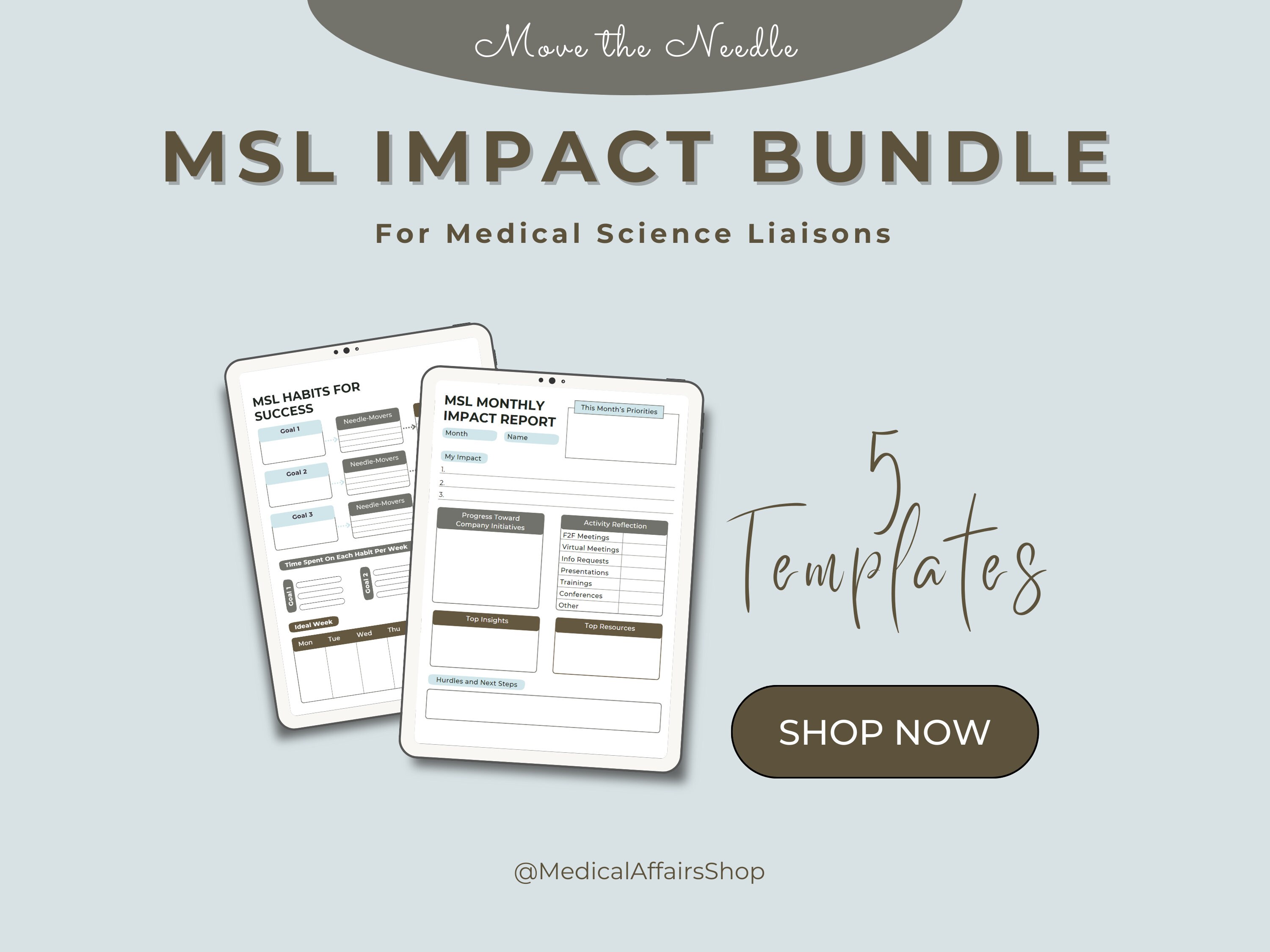 Medical Science Liaison Impact Bundle, MSL Medical Affairs Templates ...