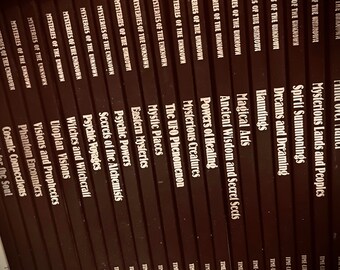 The Mysteries of the Unknown Series TIME LIFE BOOKS Complete Set 33 ...