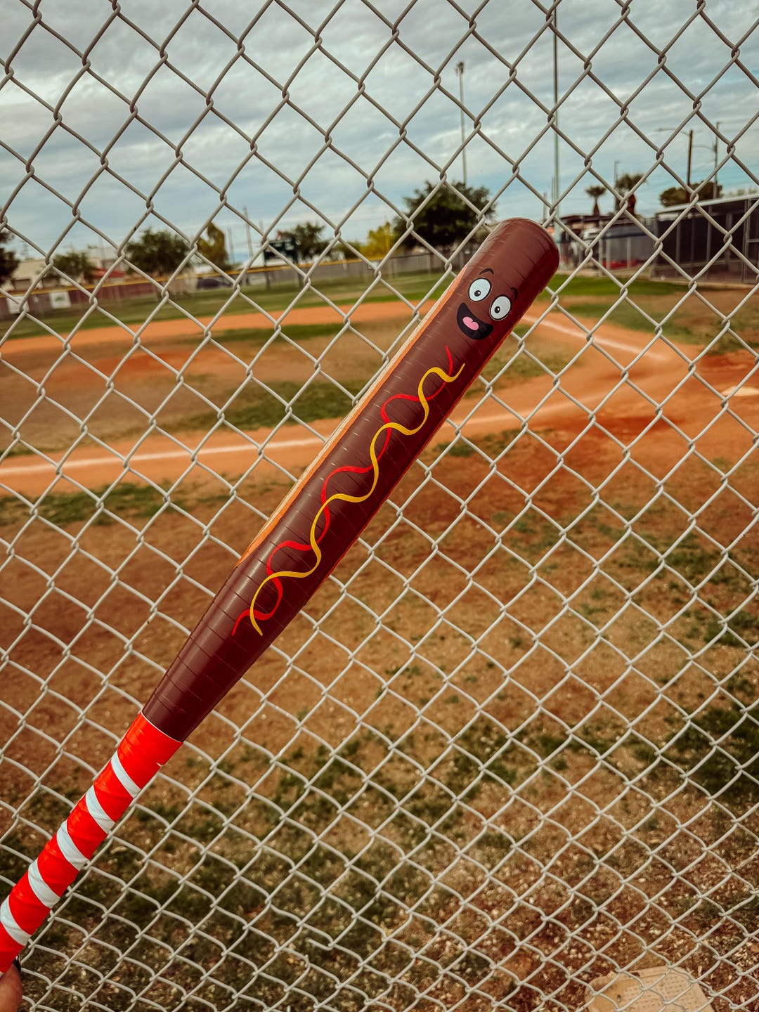 Hot Dog Plastic Baseball Bat - Novelty Baseball Gift - Etsy