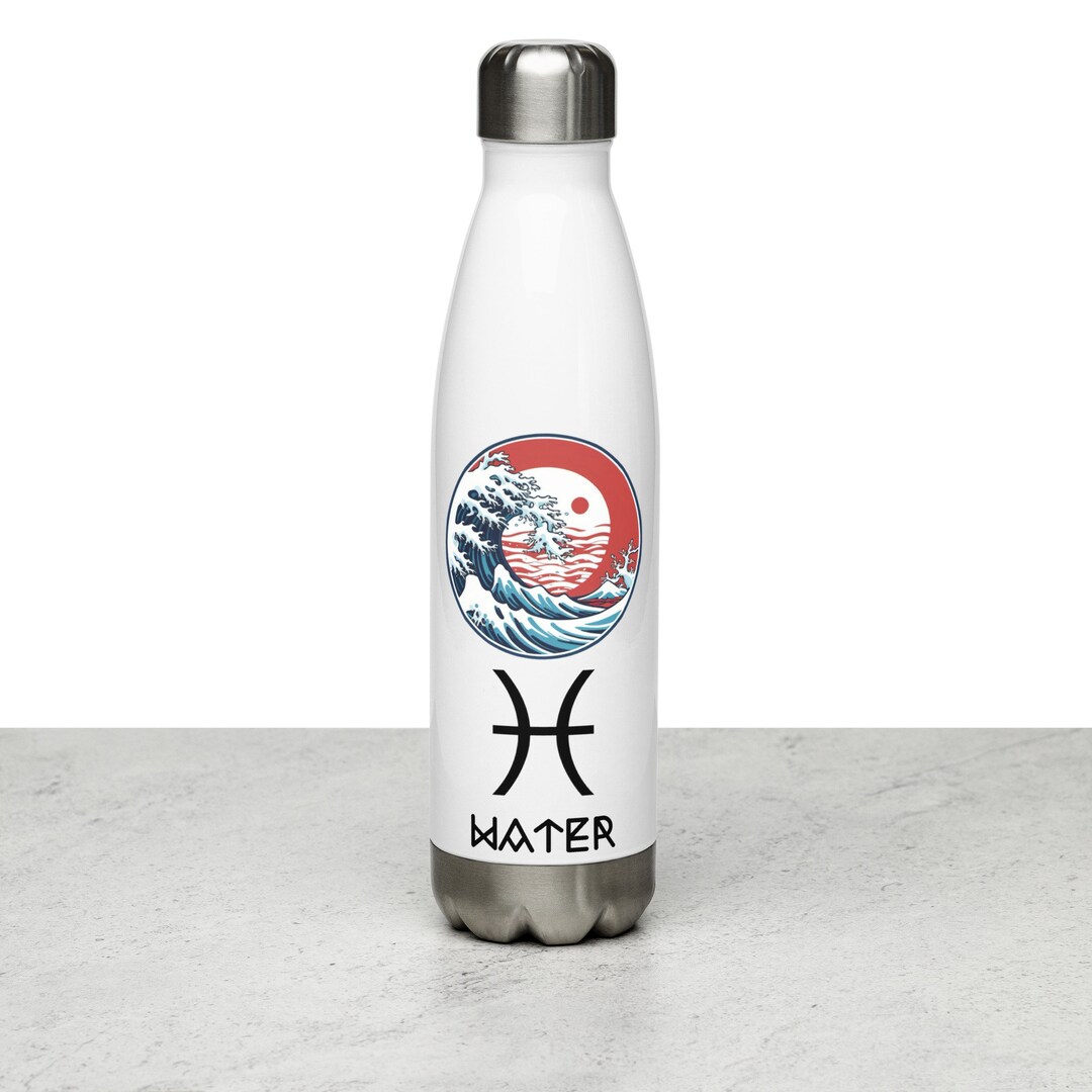 Pisces Water Element Zodiac/horoscope Stainless Steel Water Bottle - Etsy