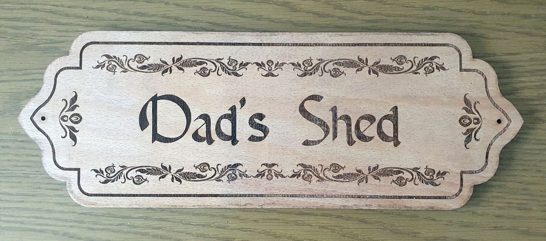 Laser Engraved Wooden Sign - Etsy