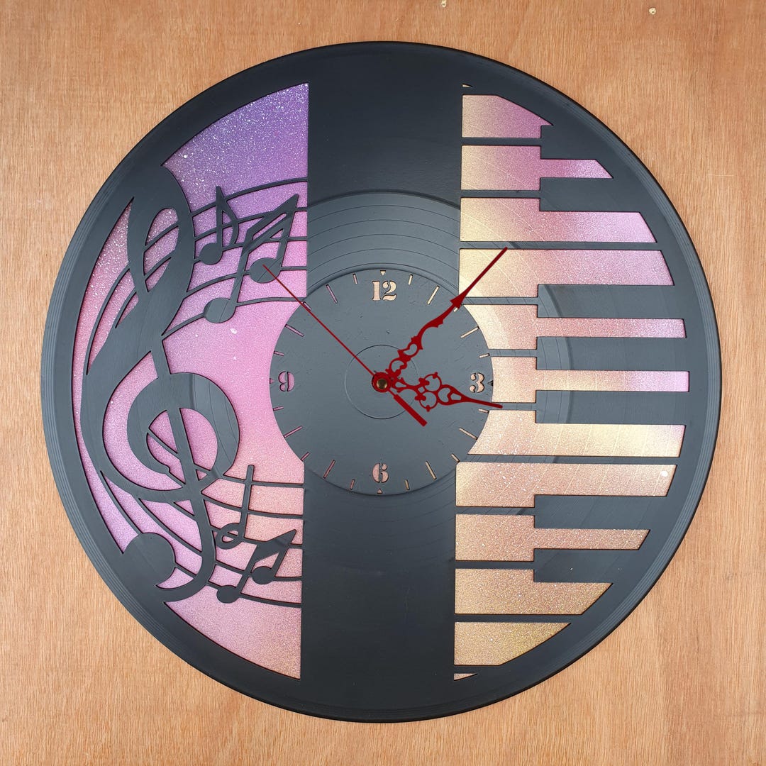 Classical Music Laser Cut Vinyl Clock - Etsy
