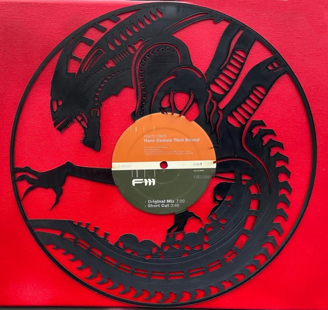 Alien Xenomorph - Laser Cut Vinyl Record - Etsy UK