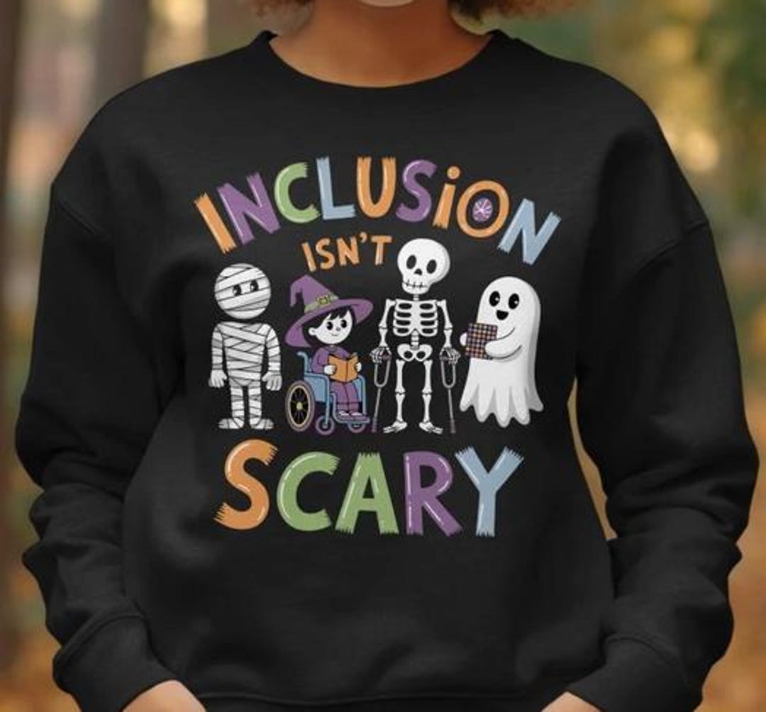 INCLUSION Isn't Scary HALLOWEEN Png GIFT, Inclusion Matters Awareness ...
