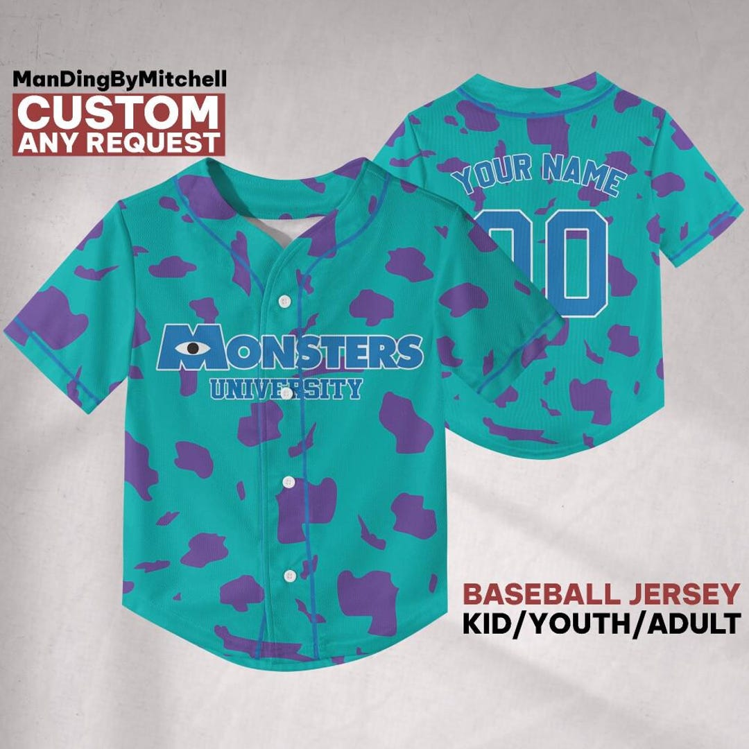 Personalized Disney Monsters Inc Cosplay Sully, Personalized Baseball ...