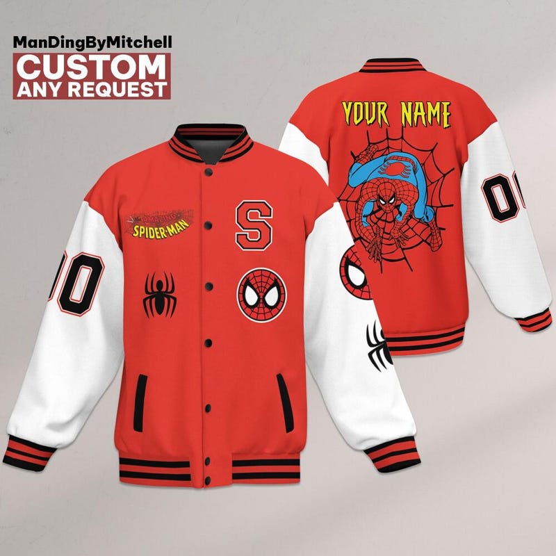 Spiderman Jacket - Etsy