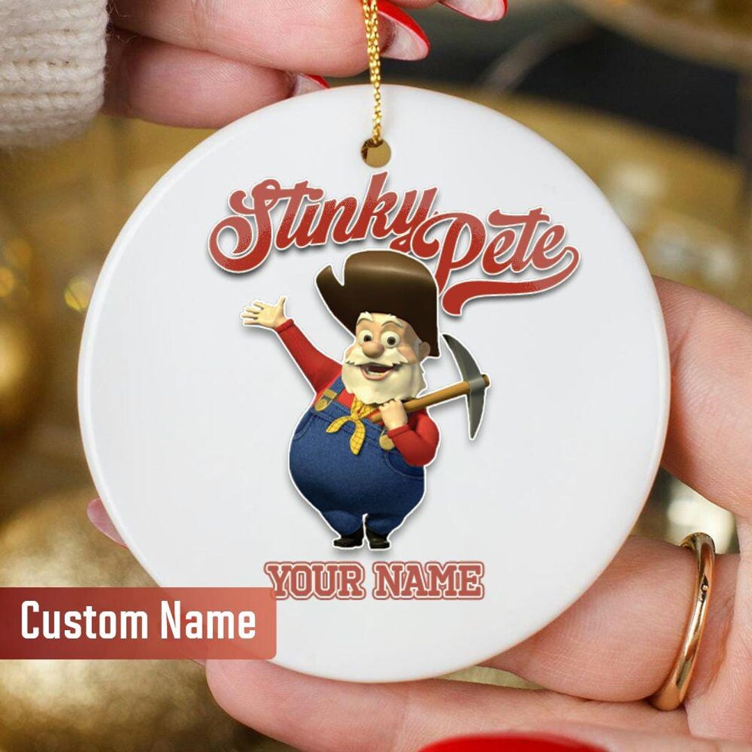 Custom Disney Toy Story Stinky Pete Ceramic Ornament, Funny Woody and ...