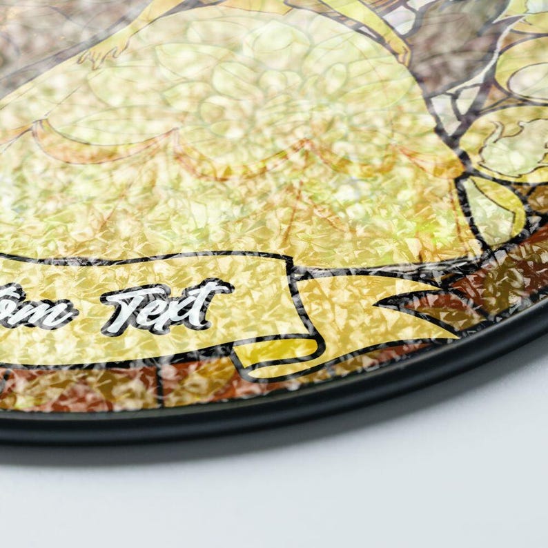 Custom Disney Princess Belle Suncatcher Stained Glass, Belle Princess ...