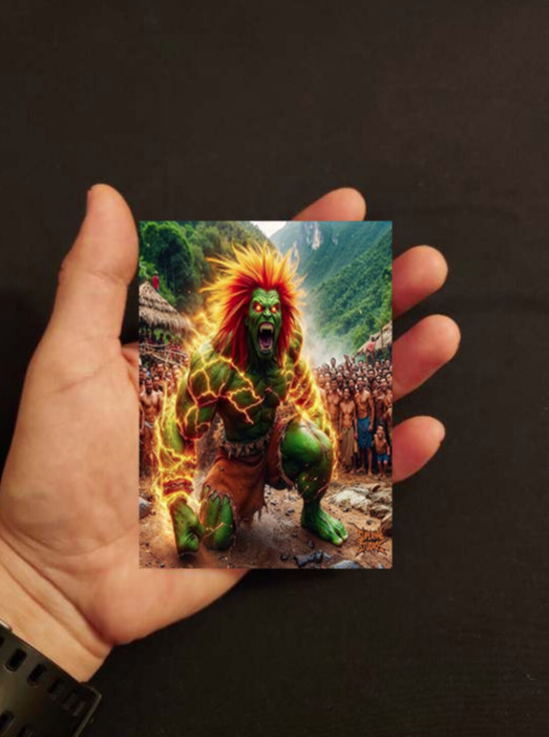 Street Fighter Blanka Sticker - Etsy