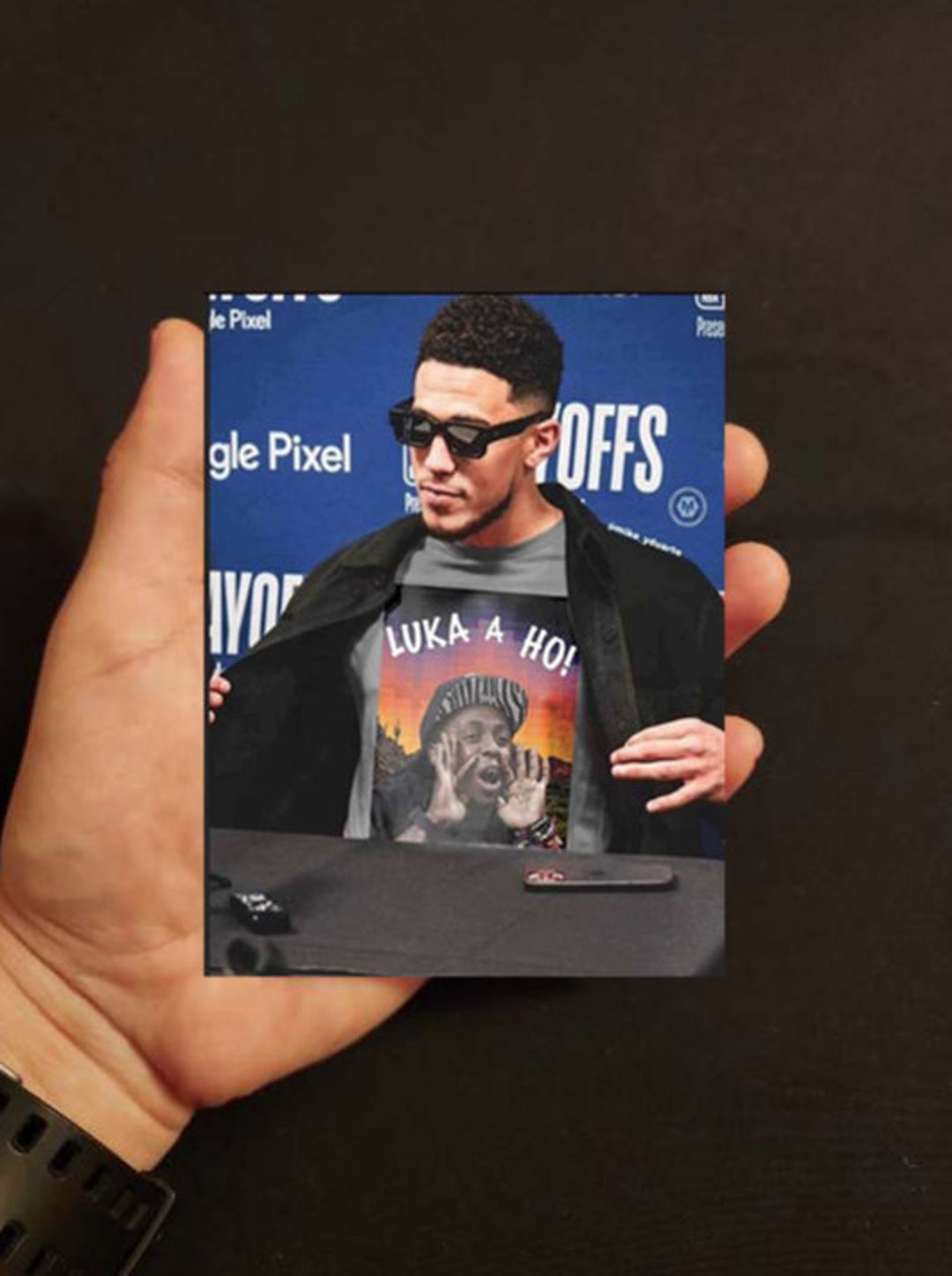 Devin Booker Luka A Hoe Sticker - Etsy
