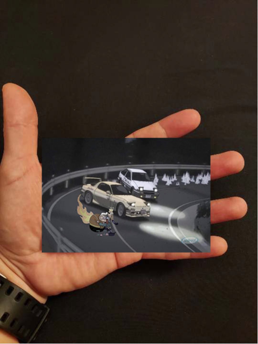 Initial D Vs the Invisible Boat Mobile Sticker - Etsy