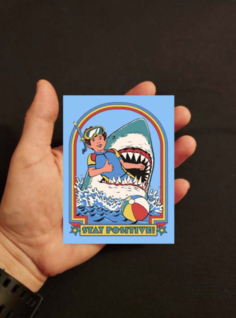 Stay Positive Sticker - Etsy