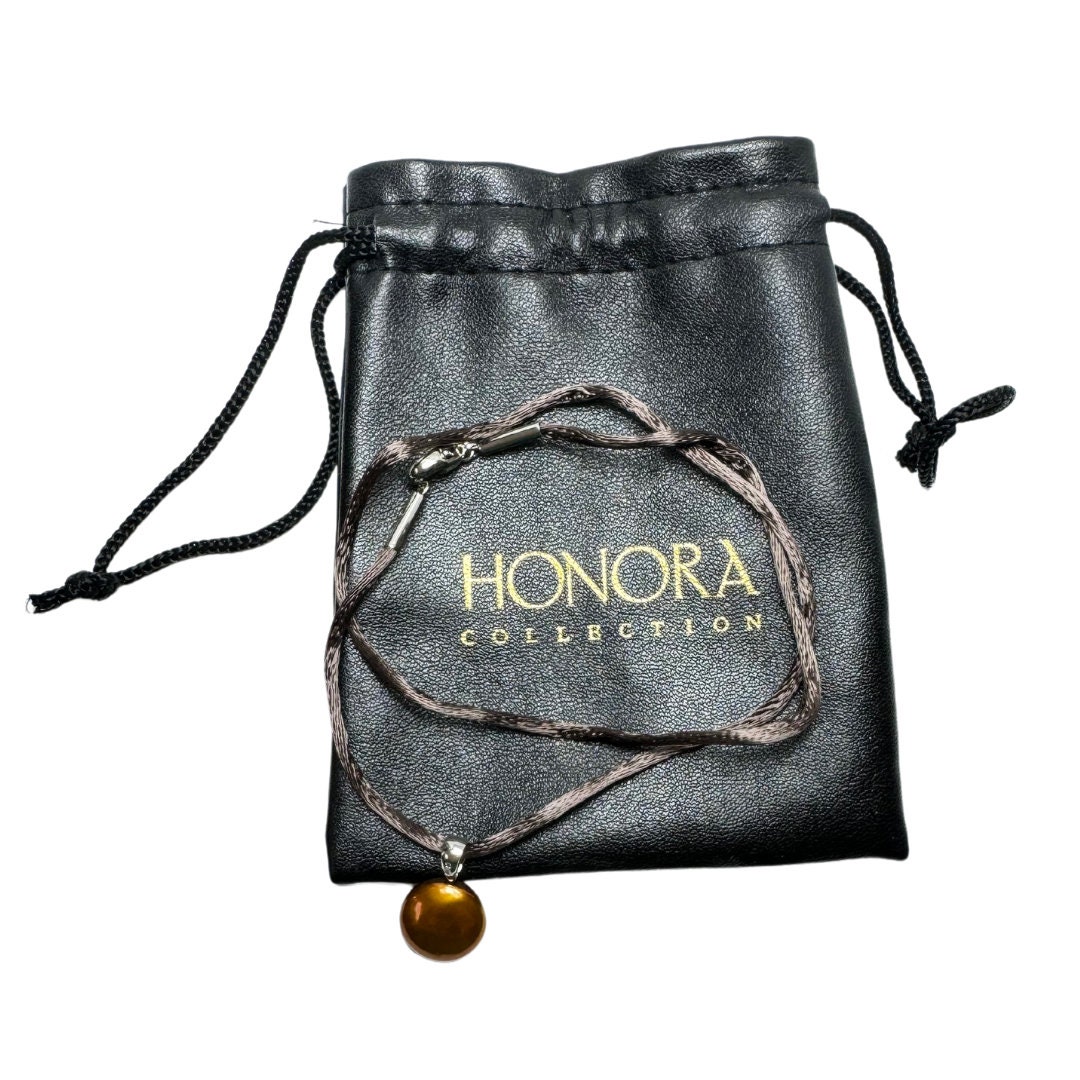Honora Collection Freshwater Pearl Pendant Brown Chain Necklace - Etsy