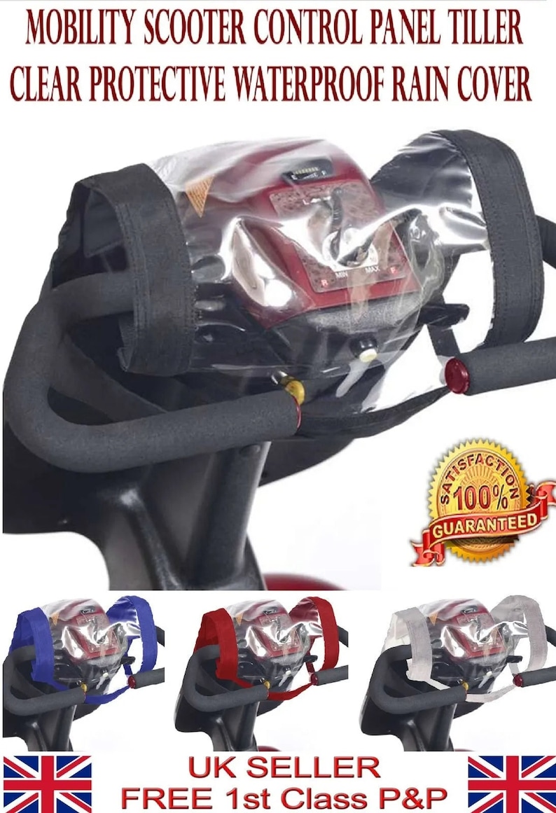 Waterproof Mobility Scooter Tiller Cover, Control Panel Protective ...