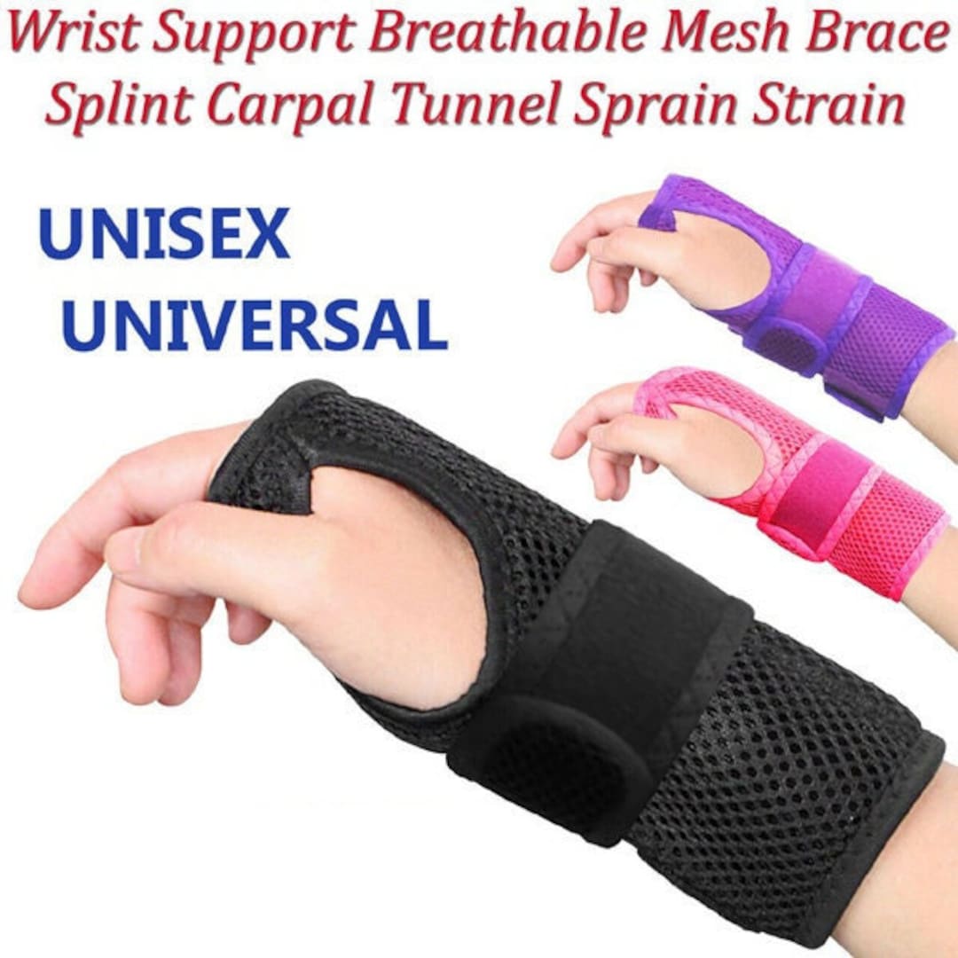 LTG PRO® Wrist Support Mesh Splint Brace Carpal Tunnel Strain Sprain ...
