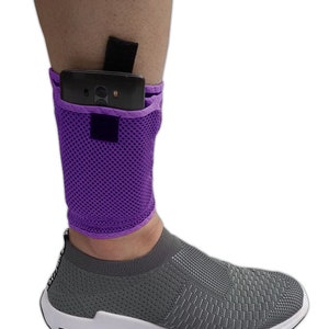 LTG PRO® Concealed Ankle Leg Mesh Wallet Travel Pouch Passport Mobile ...