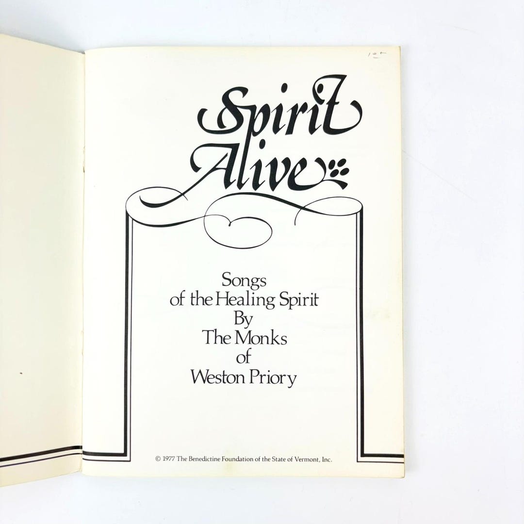 Monks of Weston Priory - Spirit Alive 1977 & Listen Songs of Healing ...